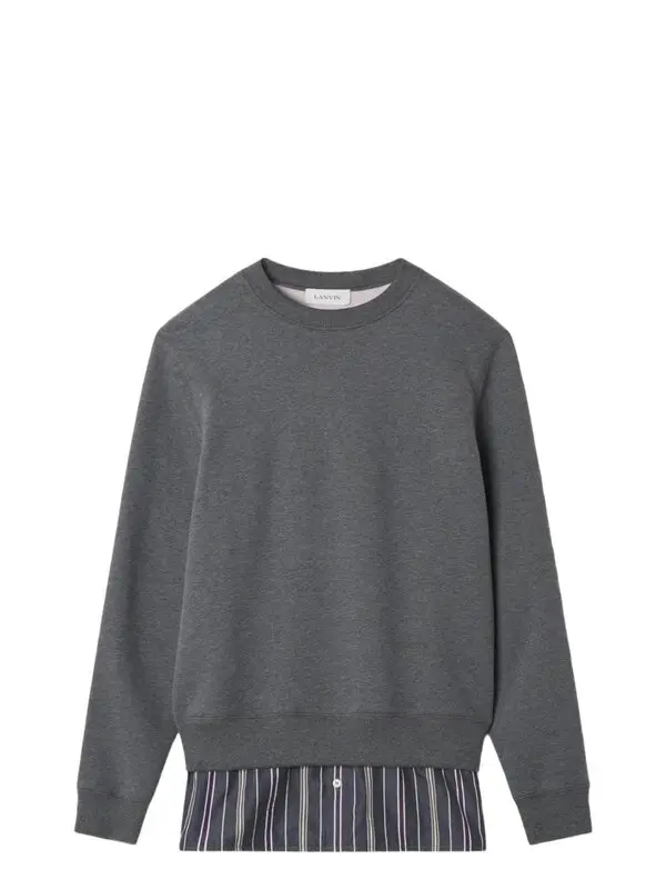 LANVIN Crew-neck Sweatshirt - Grey