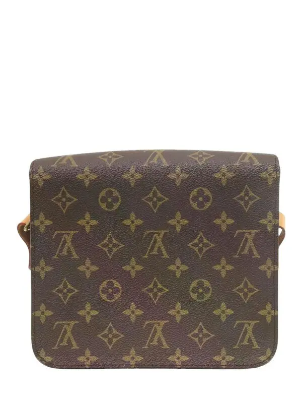 LOUIS VUITTON 1987 Monogram Cartouchiere Mm Crossbody Bag - Brown