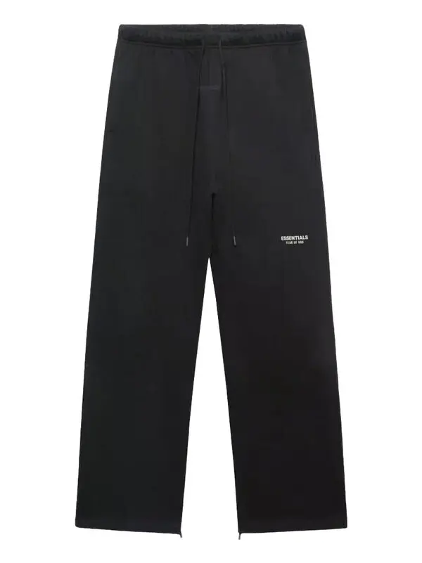ESSENTIALS Logo-print Track Pants - Black