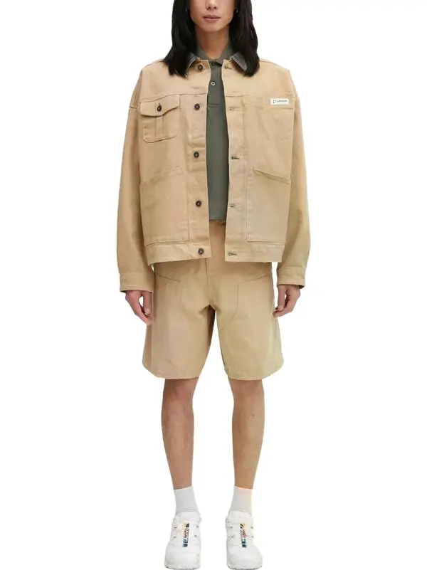 Columbia Acker Rock Logo-patch Panelled Jacket - Neutrals