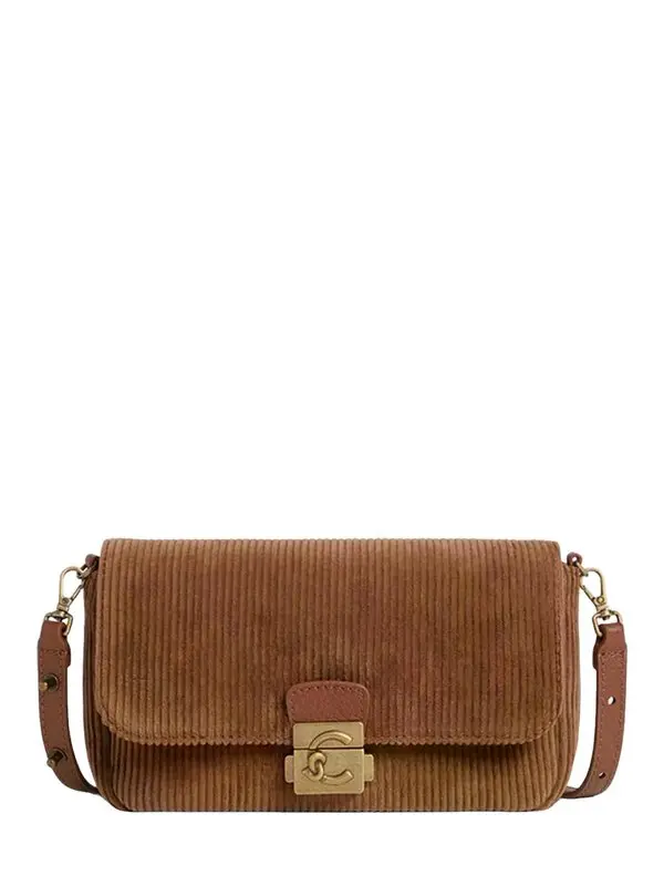 COCCINELLE Mini C-me Lock Shoulder Bag - Brown
