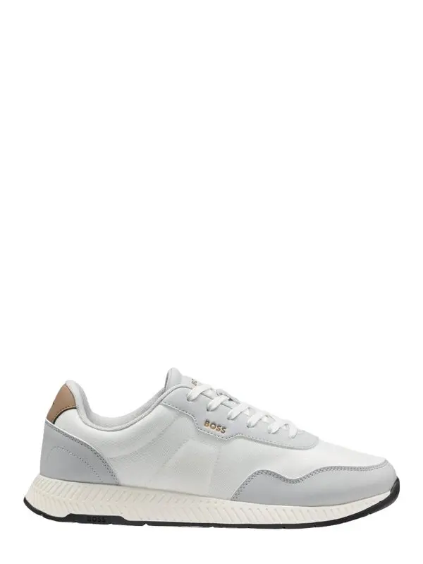 Hugo Boss Titanium Lace-up Low-tops - White