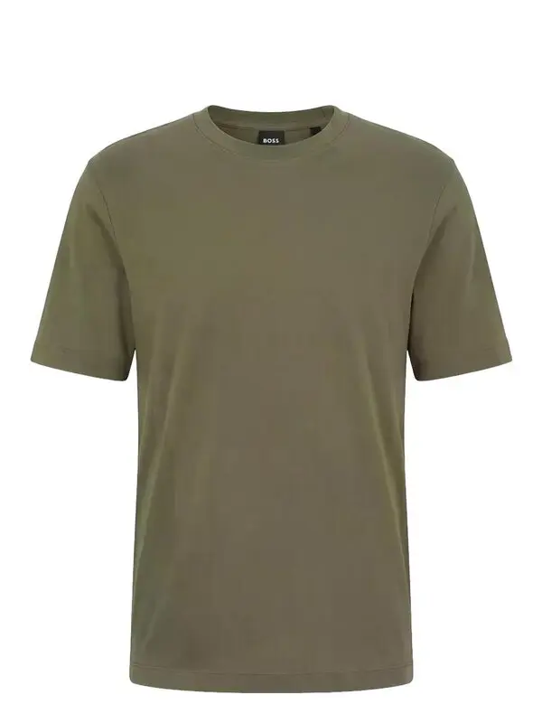 BOSS Regular-fit T-shirt In Soft Piqu - Green