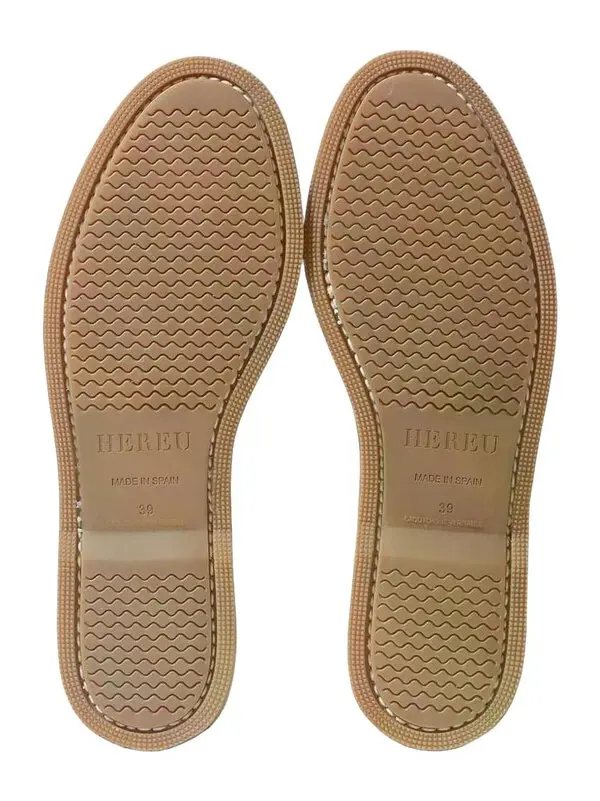 Hereu Interwoven Lace-up Boat Shoes - Brown