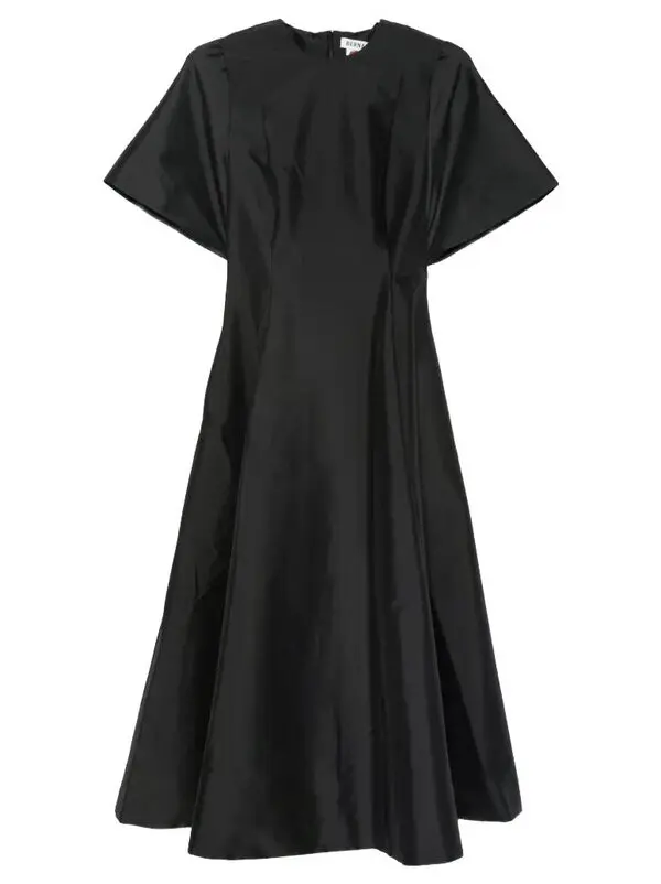 Bernadette Madeline Flared Midi Dress - Black
