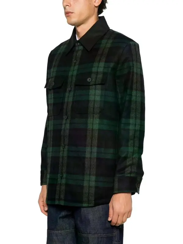 A.p.c. Mathis Checked Overshirt - Blue