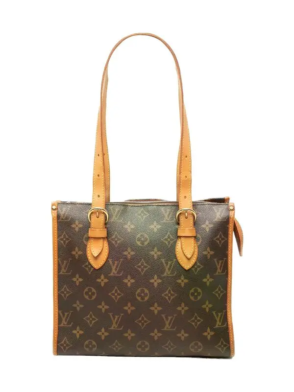 LOUIS VUITTON 2005 Monogram Popincourt Haut Shoulder Bag - Brown