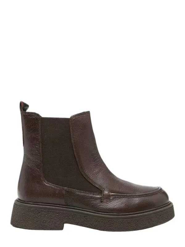 GIOSEPPO Leather Ankle Boots - Brown