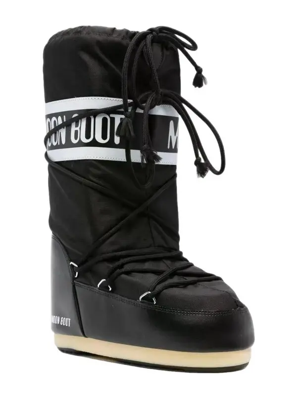 Moon Boot Icon Nylon Boots - Black
