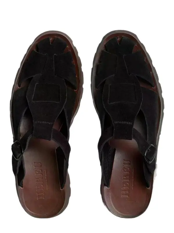 Hereu Canya Sport Fisherman Mules - Black