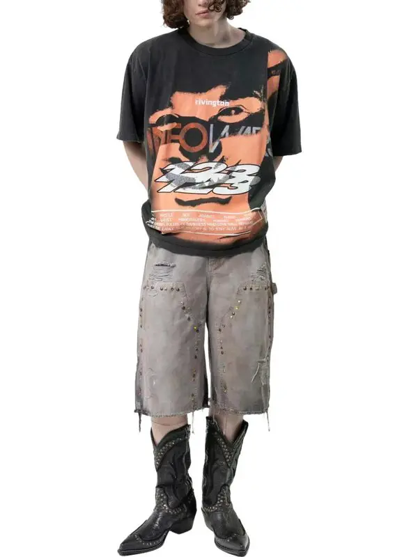 RRR123 Info War Cva Boxy T-shirt - Black