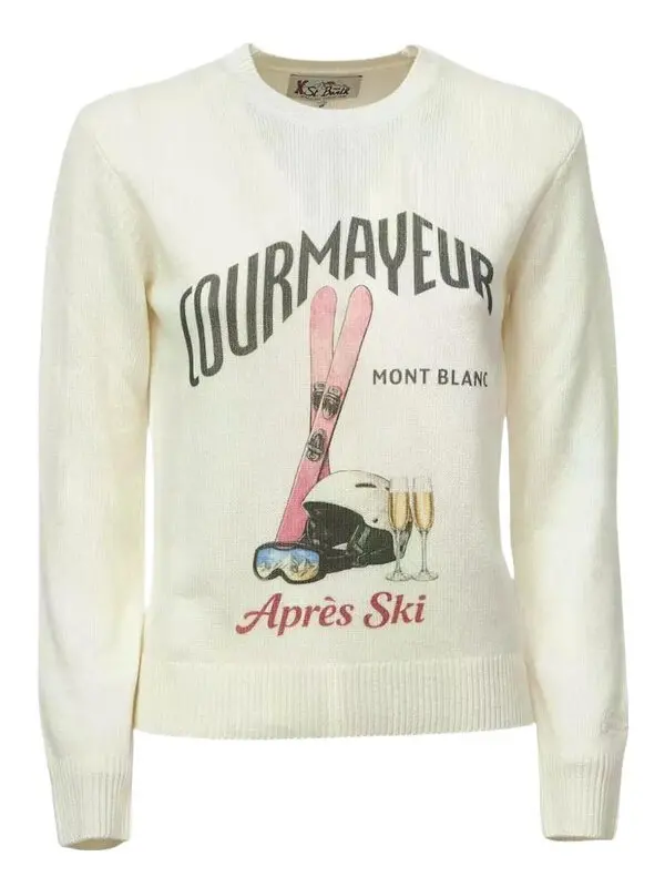MC2 SAINT BARTH Courmayeur Après Ski Sweater - Neutrals