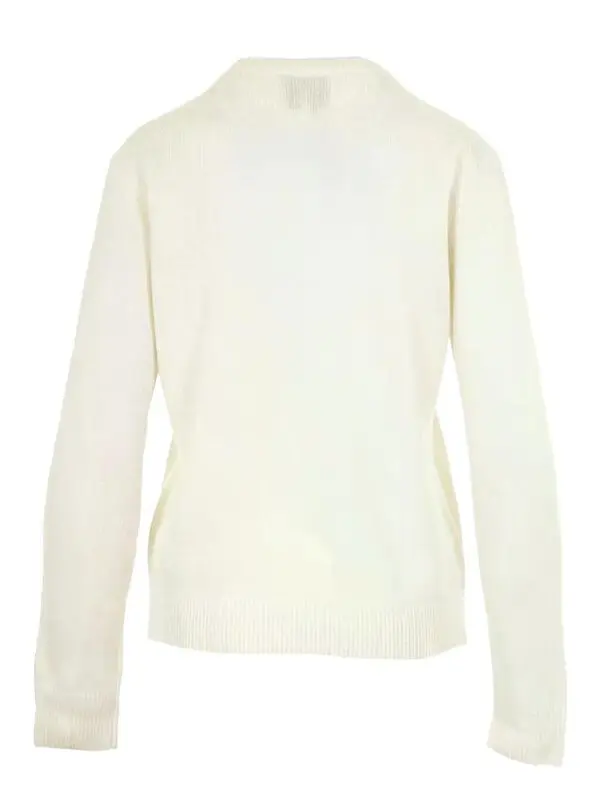 MC2 SAINT BARTH Graphic-print Embroidered Sweater - Neutrals