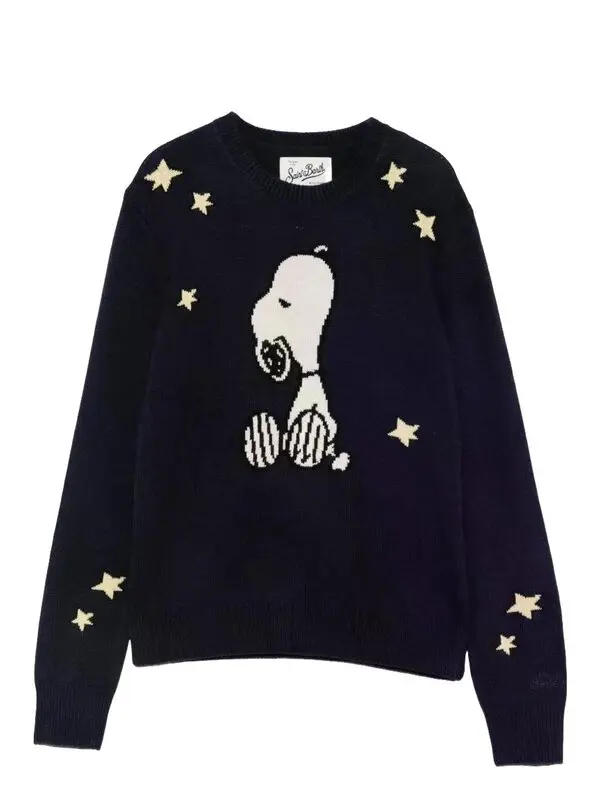 MC2 SAINT BARTH X Snoopy New Queen Sweater - Blue