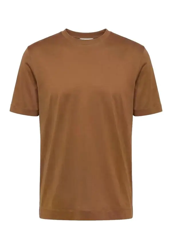BOSS Crew-neck T-shirt - Tobacco