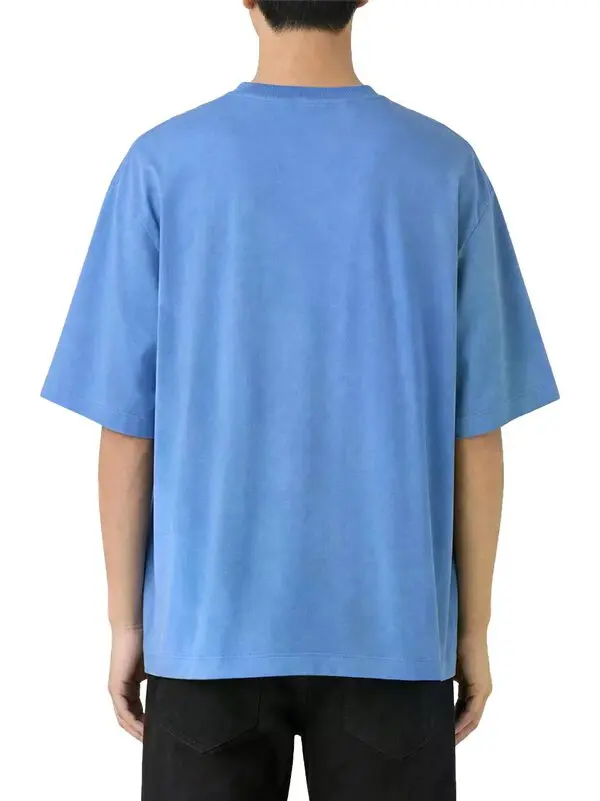 Off-White Logo-print Oversized T-shirt - Blue