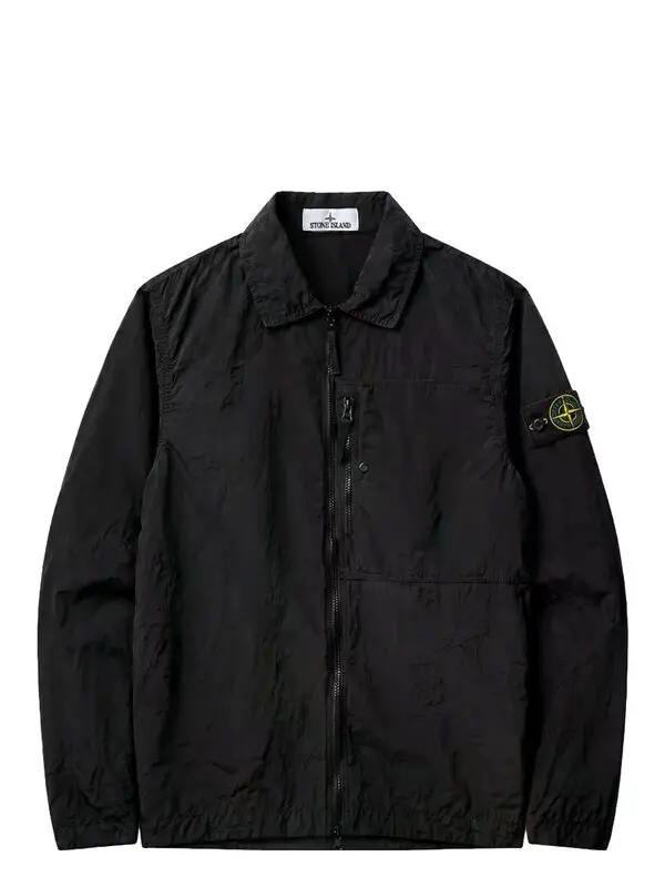 Stone Island 1200041 Nylon Metal In Econyl® Overshirt - Black