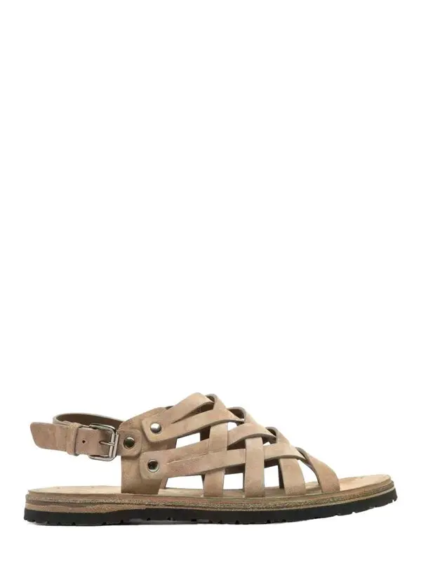 Officine Creative Chios Woven Leather Sandals - Neutrals
