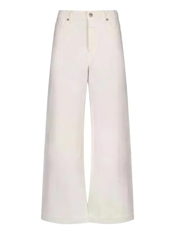 P.a.r.o.s.h Wide-leg Jeans - White