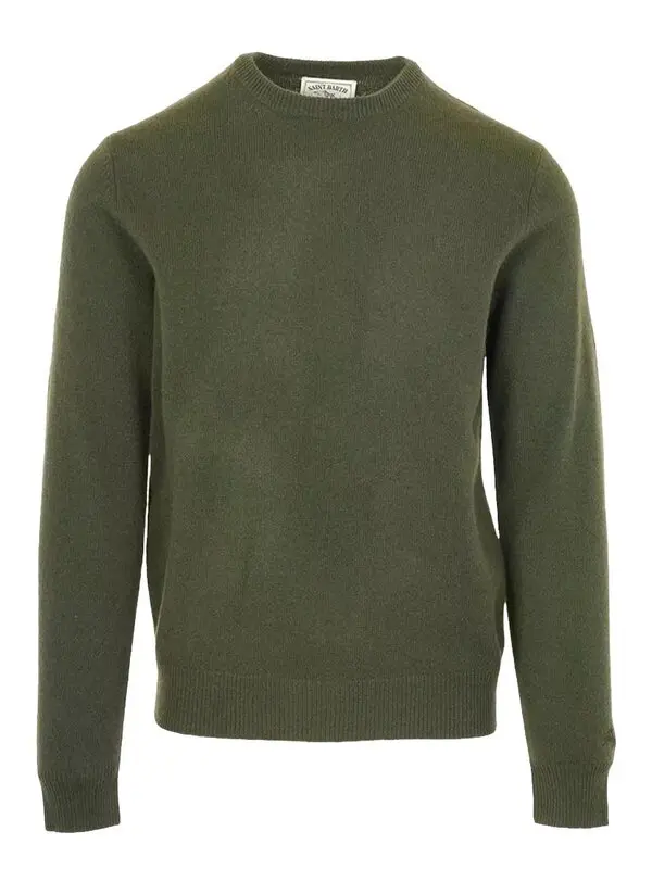 MC2 SAINT BARTH Logo-embroidered Sweater - Green