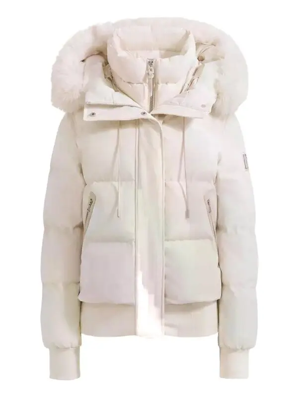 Rudsak Cieyna Faux-fur-trim Puffer Jacket - White
