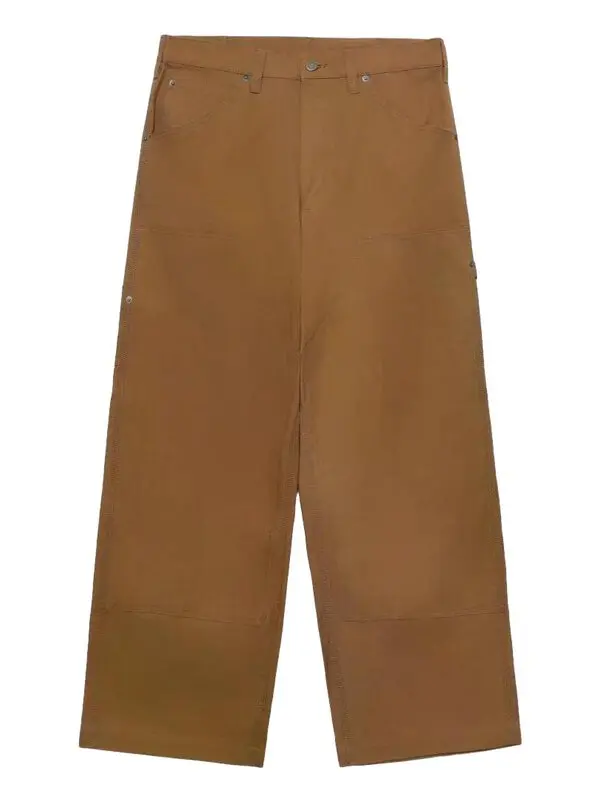 Comme Des Garçons Straight-leg Trousers - Brown