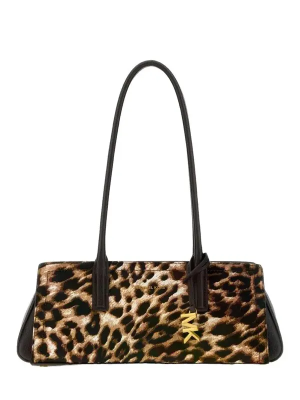 Michael Kors Laila Small Leopard-print Calf Hair Shoulder Bag - Neutrals