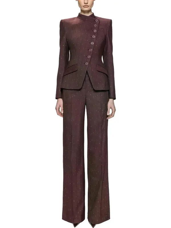 NISSA High-waisted Pants - Red