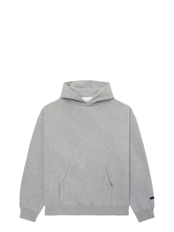 ESSENTIALS Logo-print Hoodie - Grey