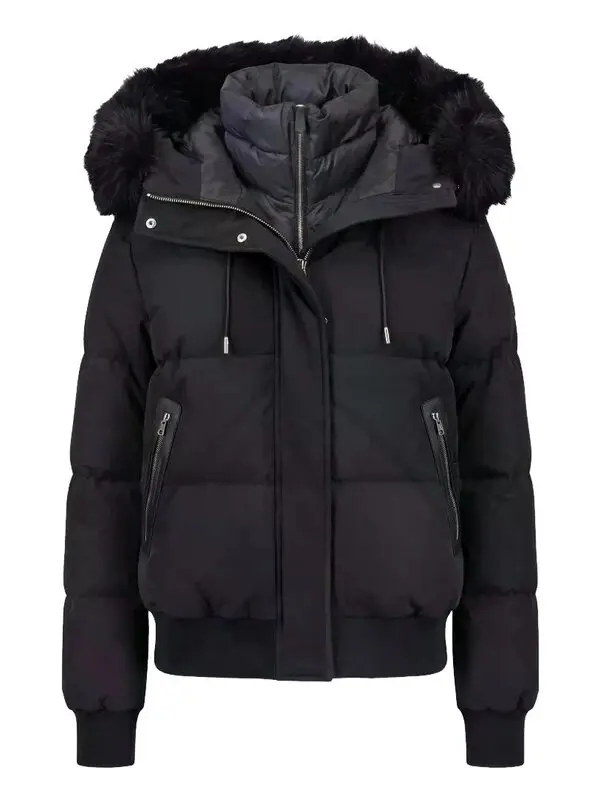 Rudsak Cieyna Faux-fur Trim Puffer Jacket - Black