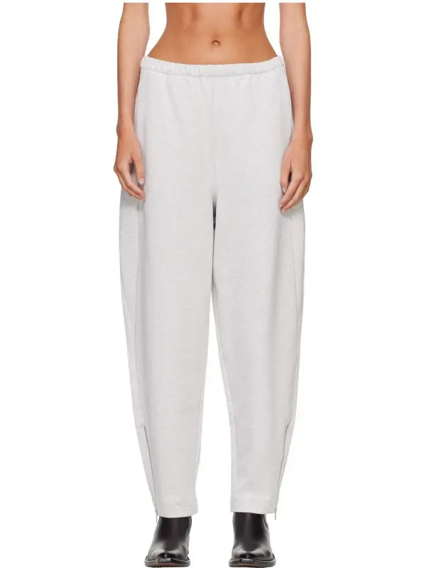 CORDERA Elastic-waist Sweatpants - Grey
