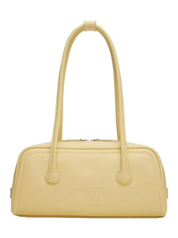 MARGESHERWOOD Soft Boston Ew Shoulder Bag - Soup Plain