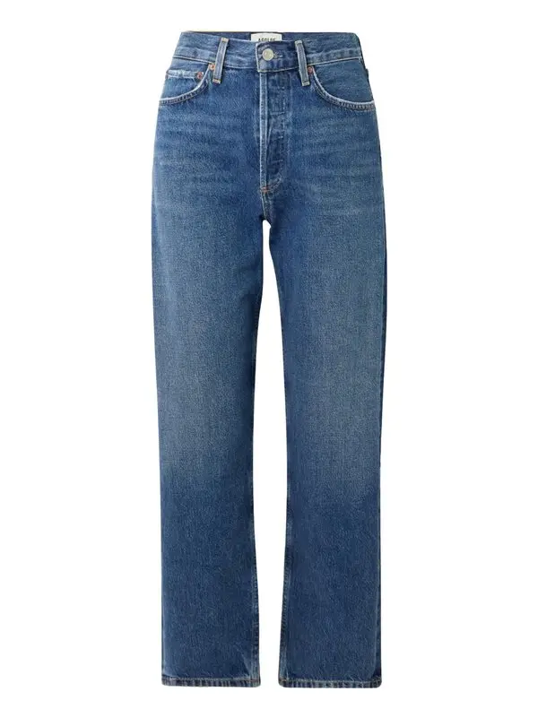 AGOLDE Mid-rise Straight-leg Jeans - No