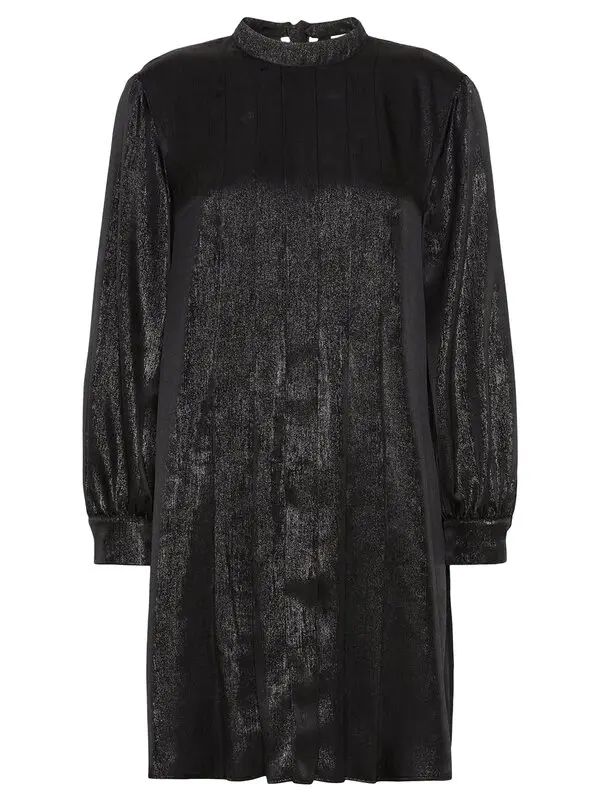 Max Mara High-neck Mini Dress - Black
