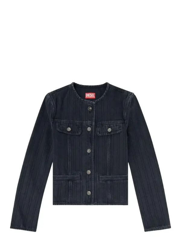 DIESEL® De Grafy Buttoned Jacket - Black