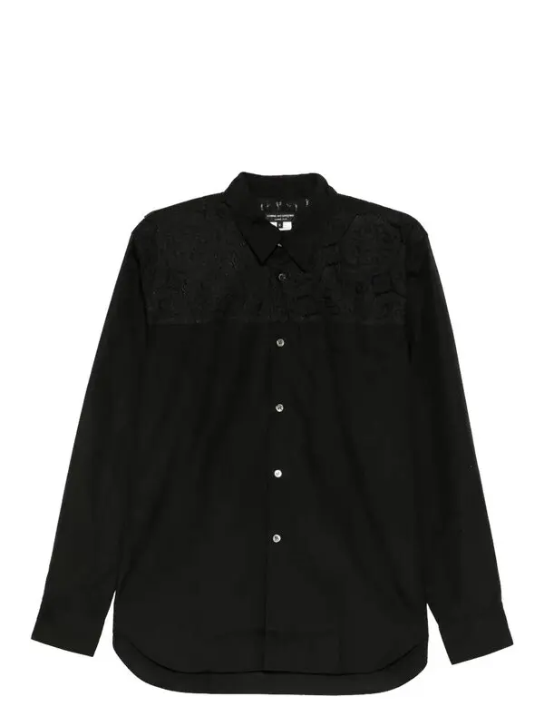 Comme Des Garçons Chest-pocket Shirt - Black
