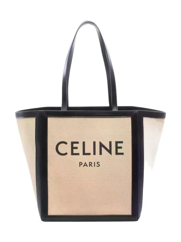 Celine 2015-2026 Large Vertical Square Cabas Tote Bag - Neutrals