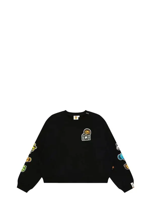 A BATHING APE Baby Milo Graphic-print Sweatshirt - Pink