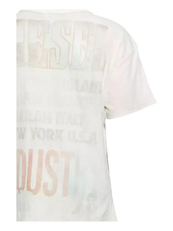 DIESEL® Logo-print T-shirt - Neutrals