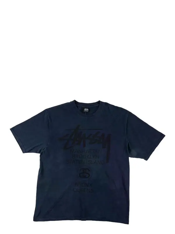 StÜssy New York World Tour T-shirt - Blue