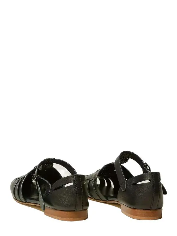 Hereu Vedra Fisherman Sandals - Black