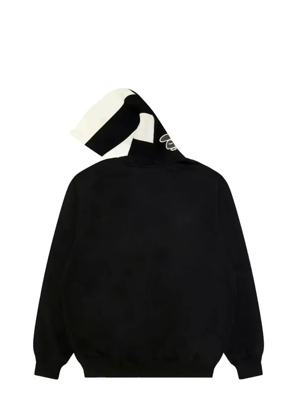 AAPE BY *A BATHING APE Aapeunvs Graphic-patch Hoodie - Black