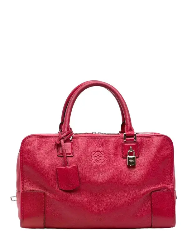 Loewe 2011 Leather Amazona 36 Handbag - Pink