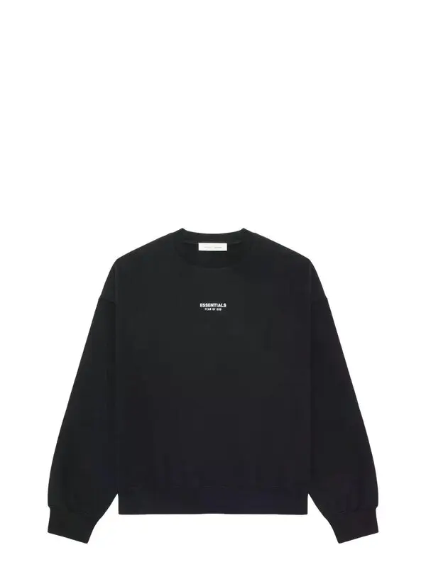 ESSENTIALS Logo-print Sweatshirt - Black