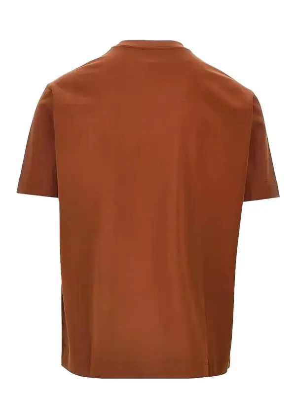 Emporio Armani Logo-print T-shirt - Orange