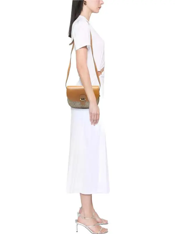 Dior 20th Century Honeycomb Coated Canvas Crossbody Bag - Neutrals