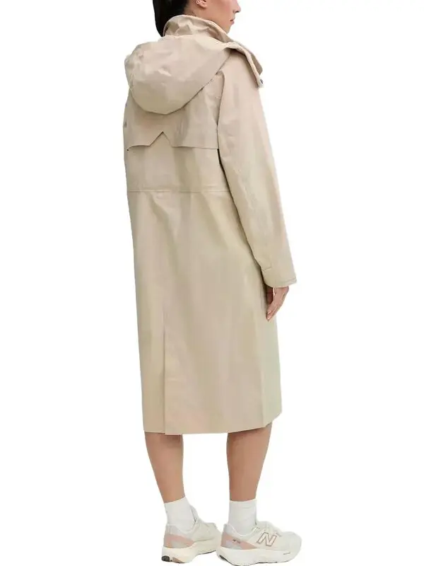 Columbia Amaze Hooded Button-up Raincoat - Neutrals