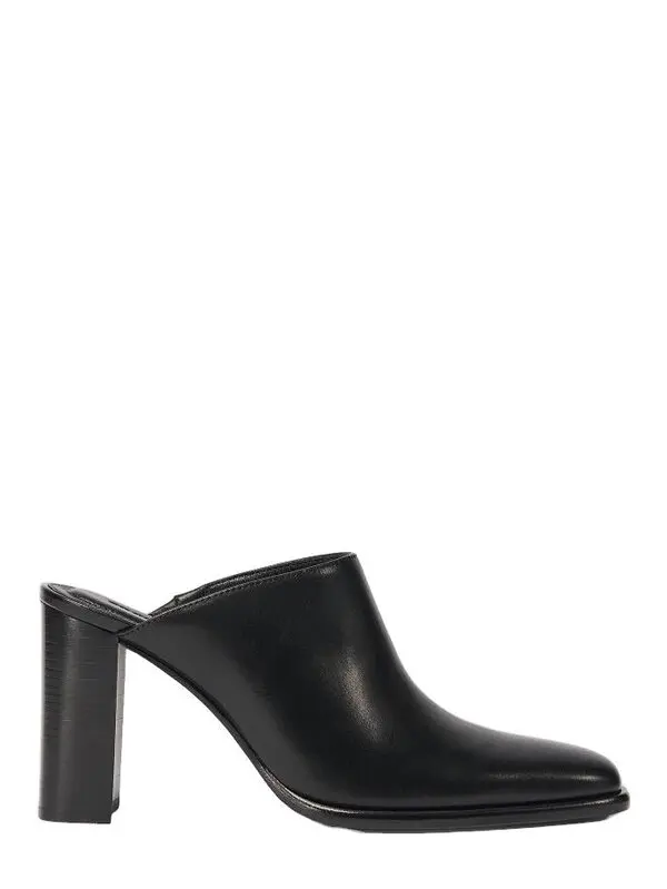 Simkhai Carolyn 85mm Leather Block-heel Mules - Black