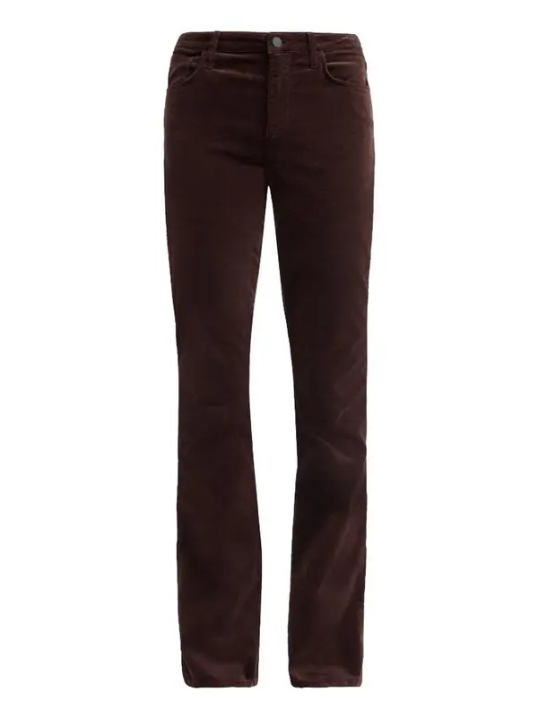 L'Agence Stevie High-rise Straight-leg Jeans - Dark Java