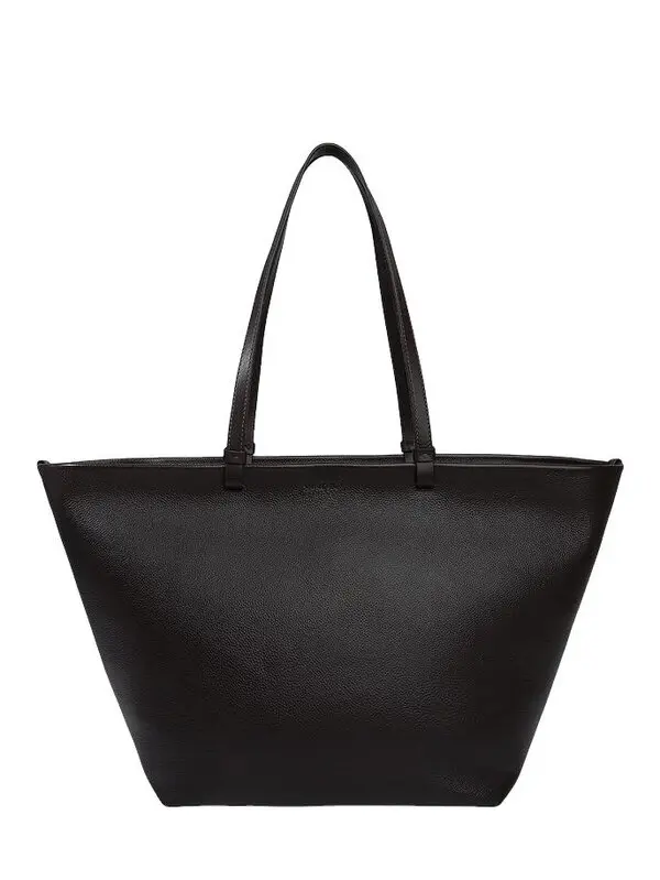 Vince Marin Leather Large Tote - Black